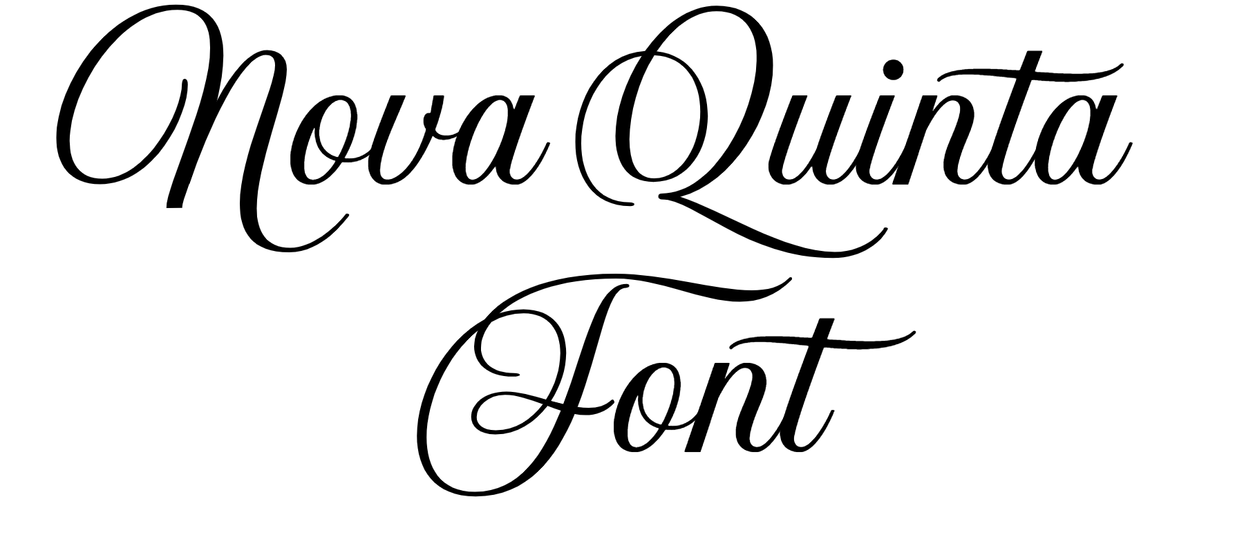 Nova Quinta Font - Dafont