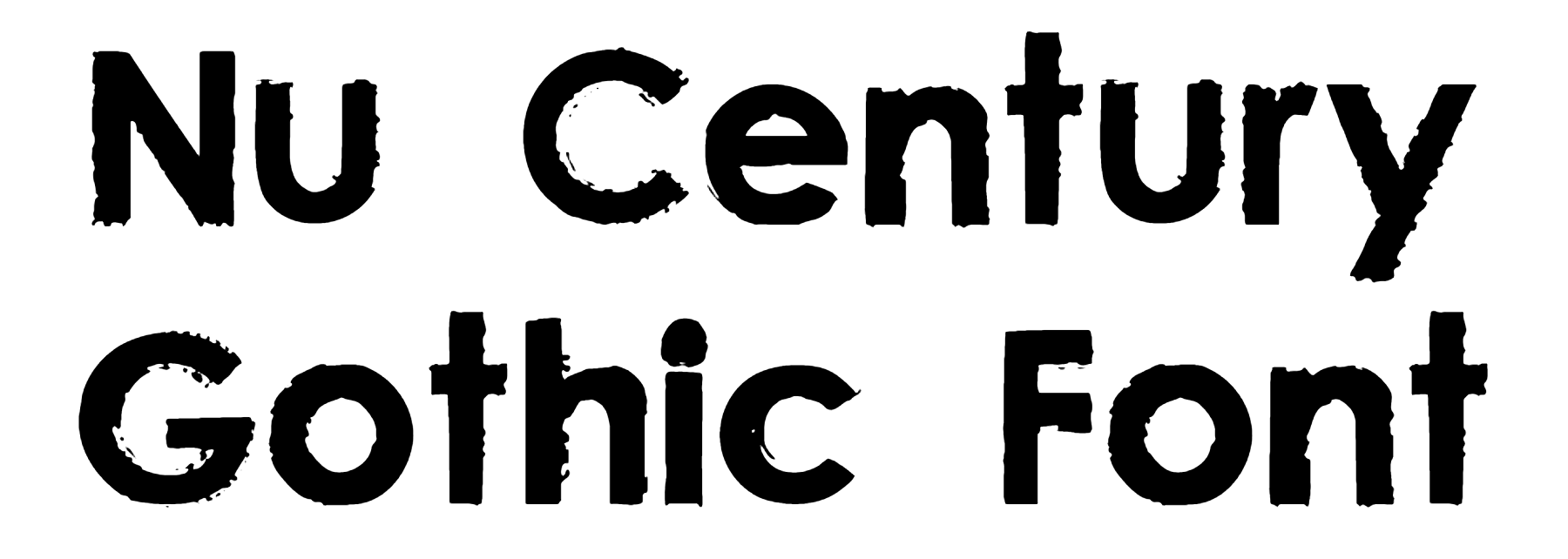 Nu Century Gothic Font - Dafont Style