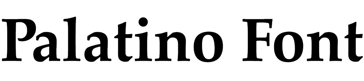 Palatino Font - Dafont Style