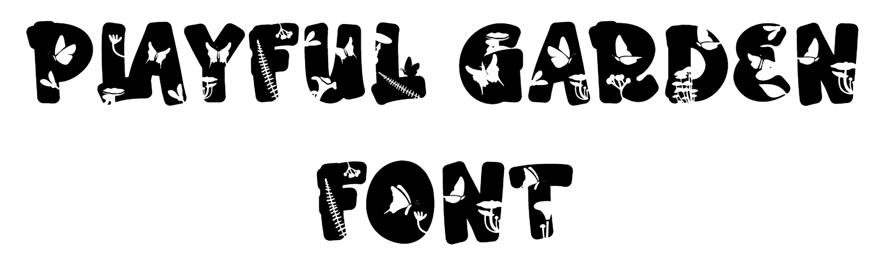 Playful Garden Font - Dafont Style