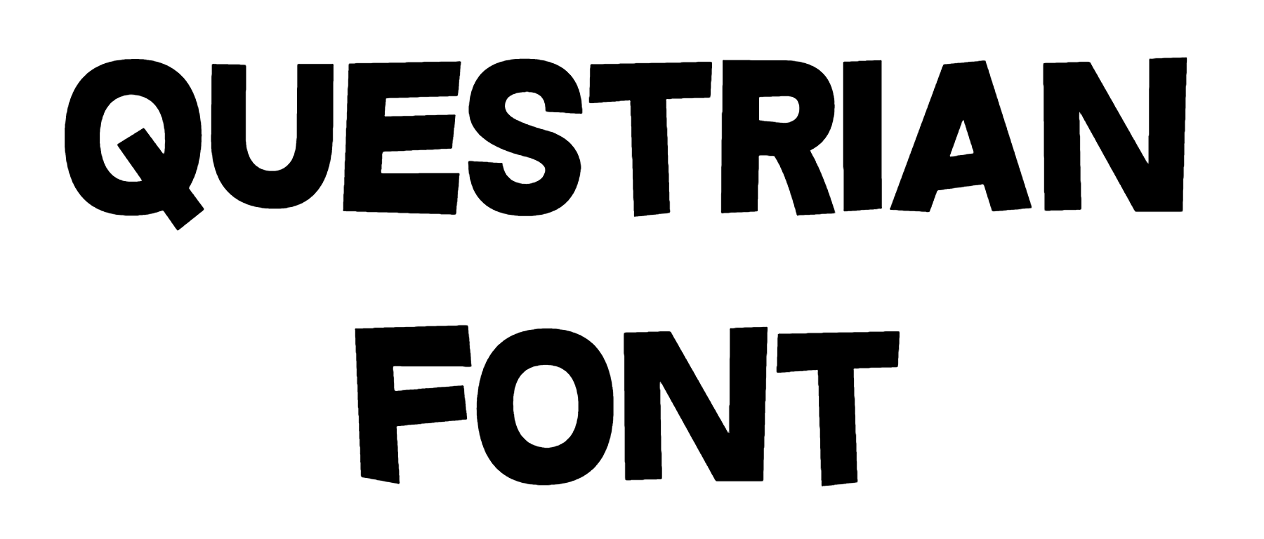 Questrian Font - Dafont Style