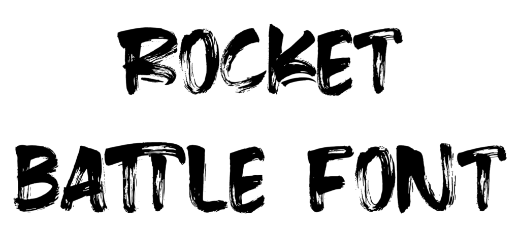 Rocket Battle Font - Dafont Style
