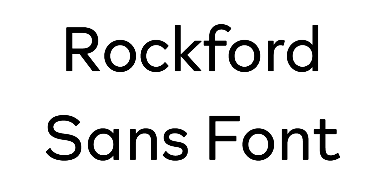 Rockford Sans Font - Dafont Style