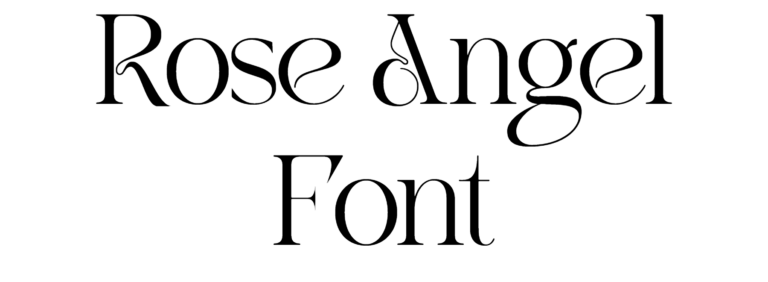 Rose Angel Font - Dafont Style