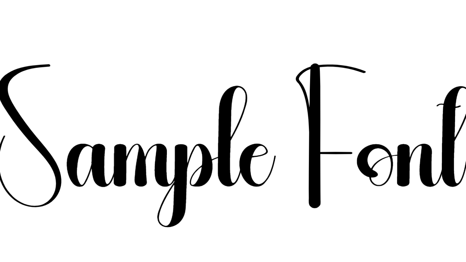 Sample Font - Dafont Style