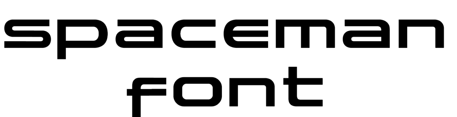 Spaceman Font - Dafont Style