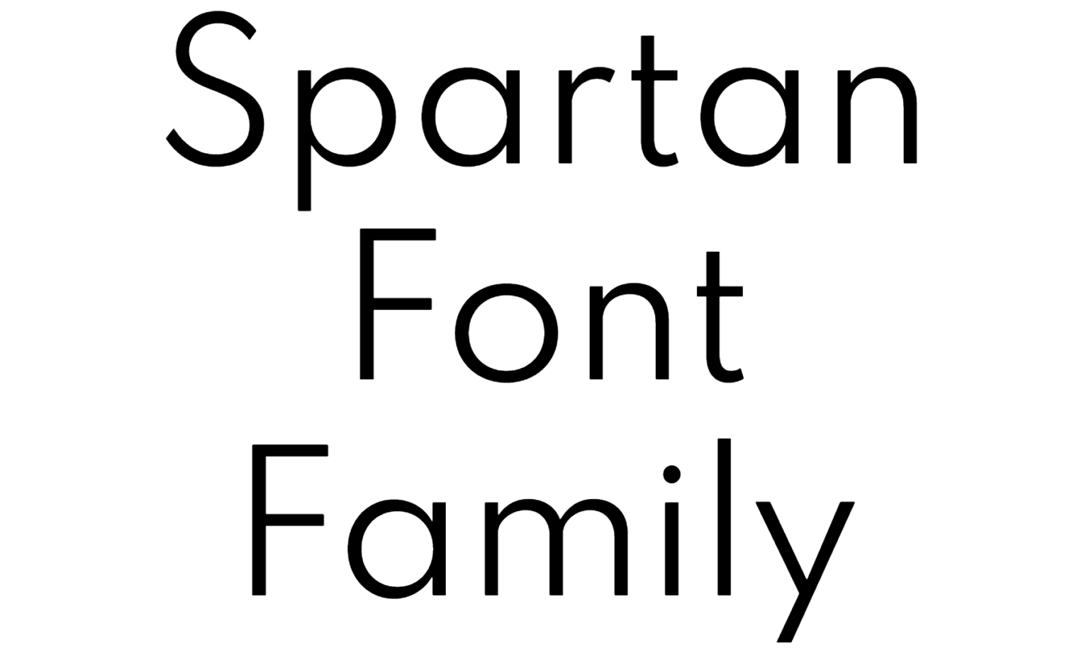 Spartan Font - Dafont Style