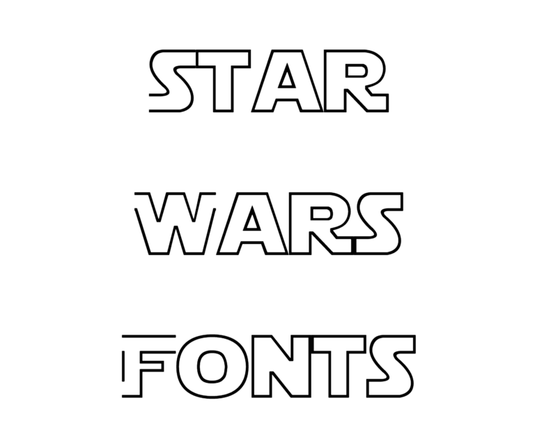 Star Wars Font - Dafont Style