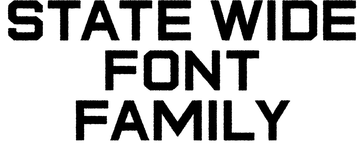 State Wide Font - DafontStyle