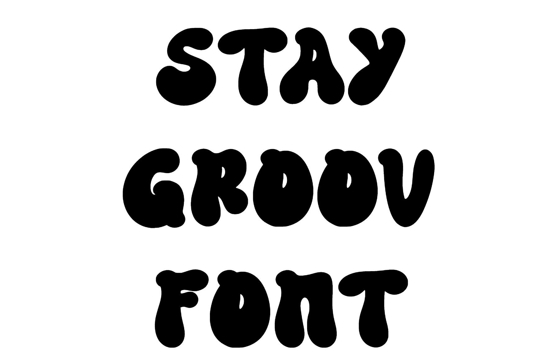 Stay Groov Font - Dafont Style