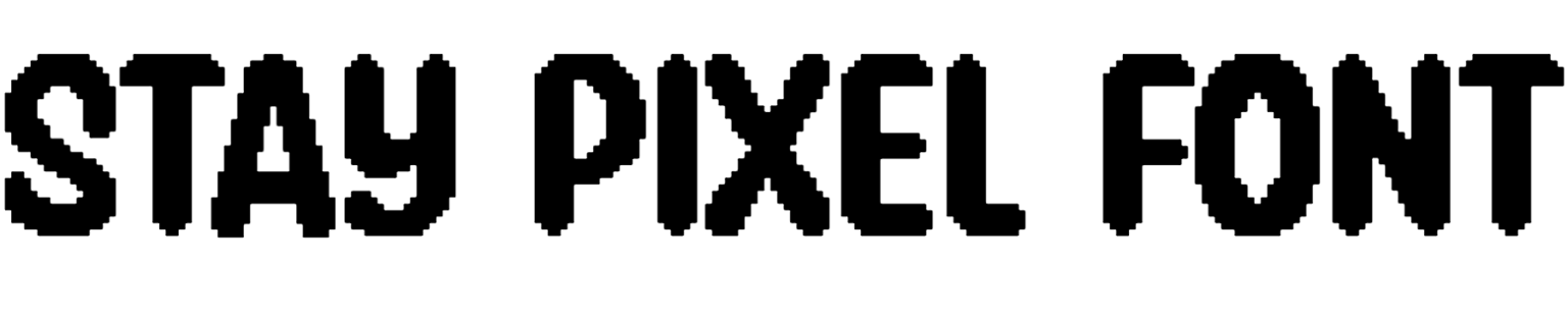 Stay Pixel Font - Dafont Style