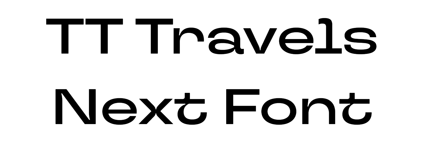 TT Travels Next Font - DafontStyle
