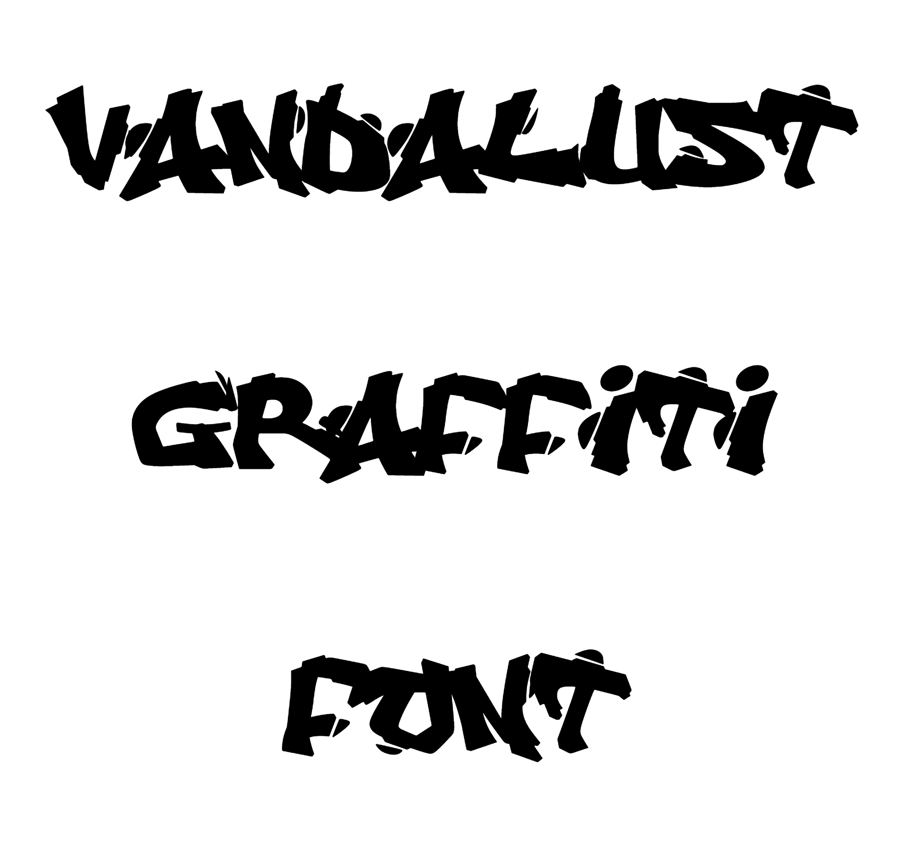 Vandalust Graffiti Font - DafontStyle