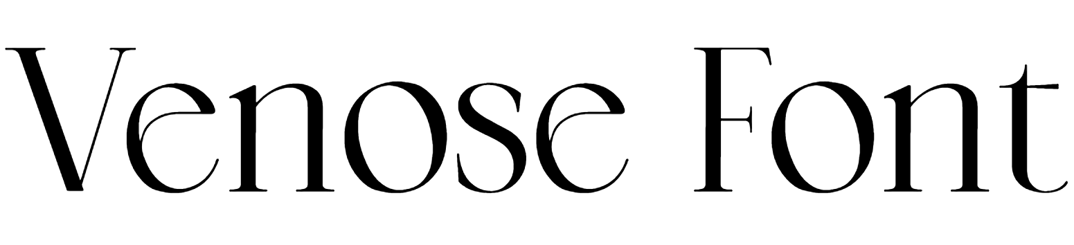 Venose Font - DafontStyle