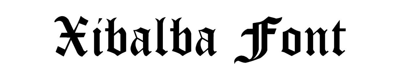 Xibalba Font - Dafont Style