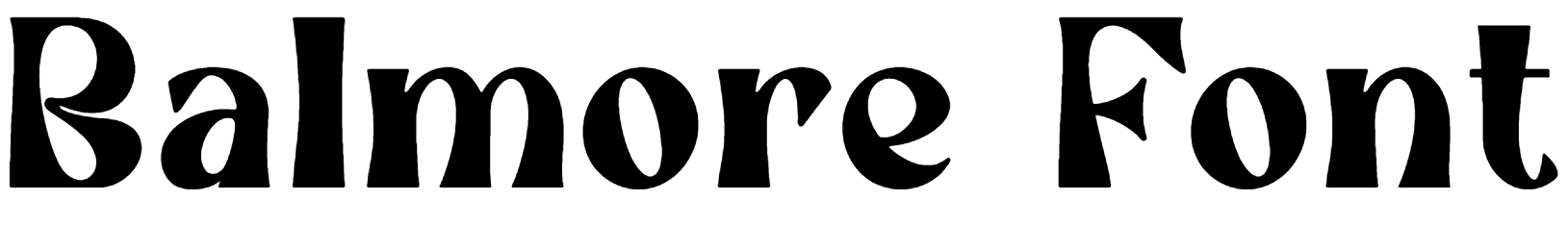 Balmore Font - Dafont Style