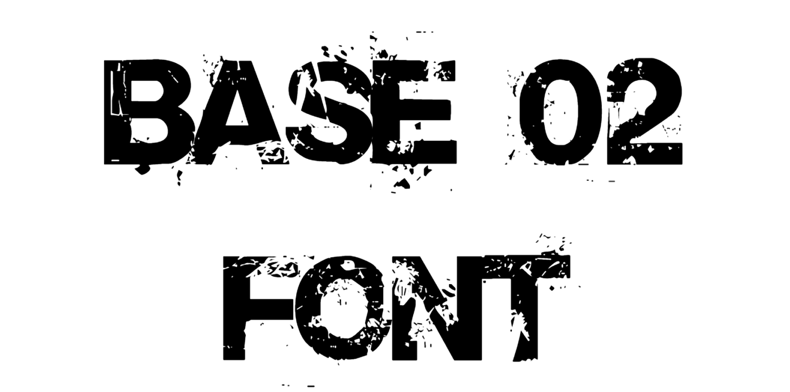 Base 02 Font - Dafont Style