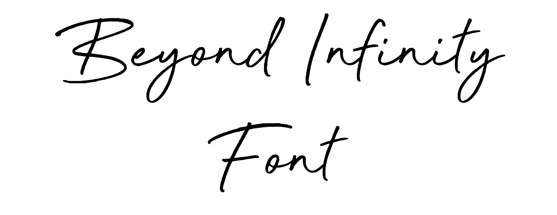 Beyond Infinity Font - DafontStyle