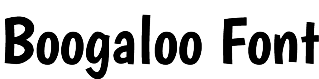 Boogaloo Font - Dafont Style