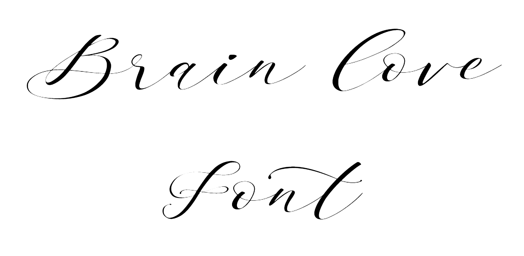 Brain love Font - DafontStyle
