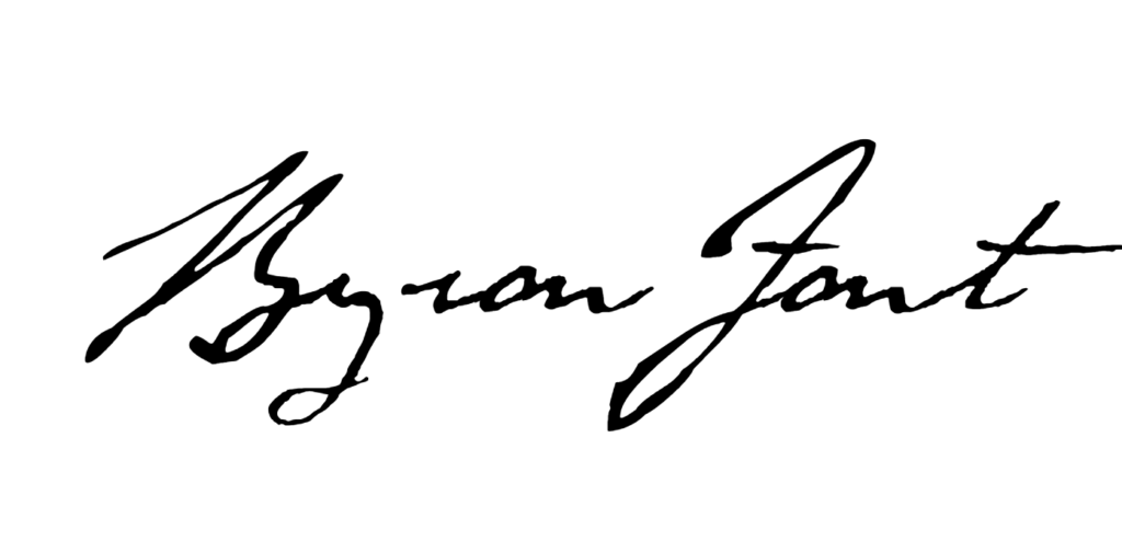 Byron Font - Dafont Style