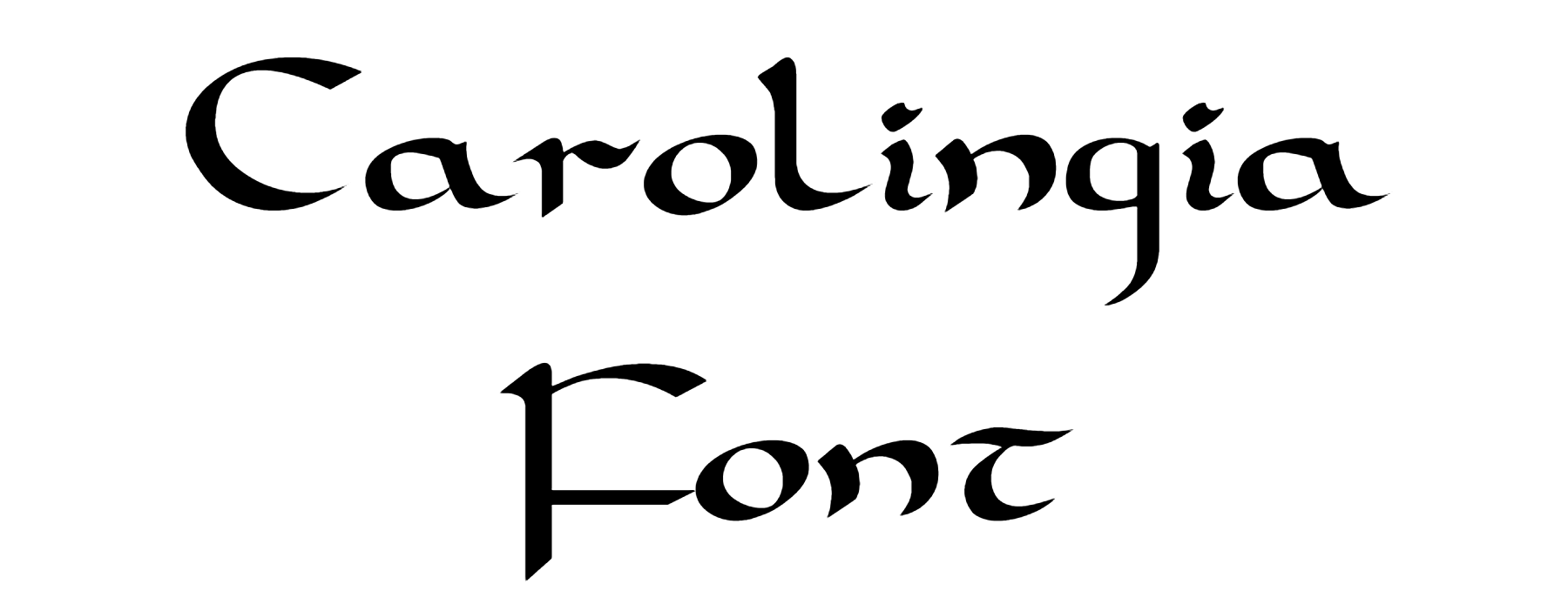 Carolingia Font - Dafont Style