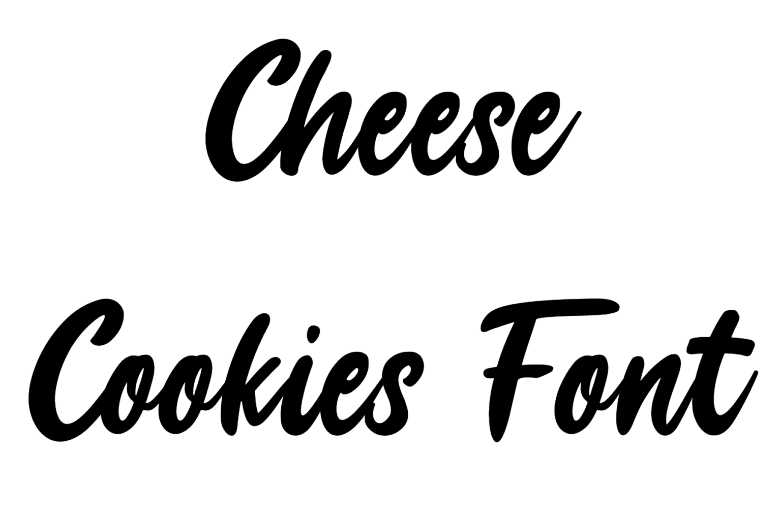 Cheese Cookies Font - Dafont Style