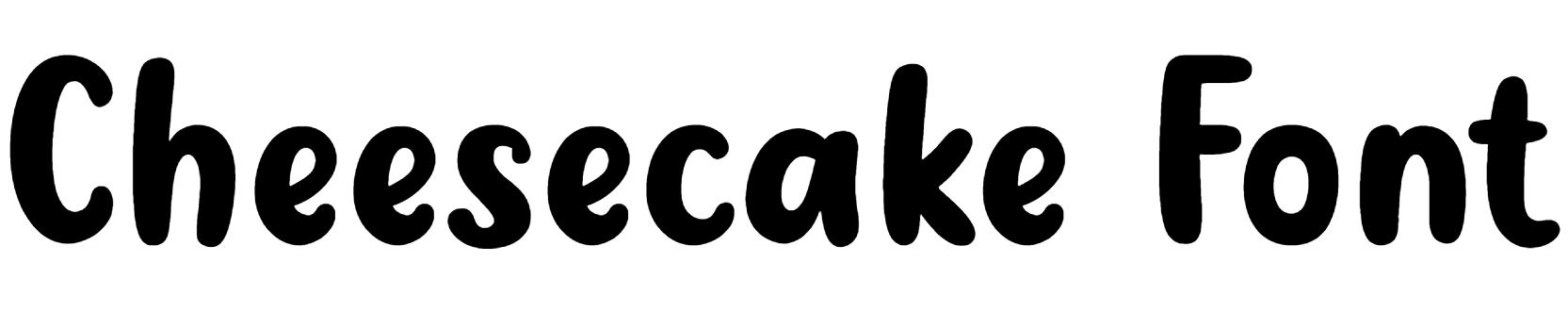Cheesecake Font - dafont style