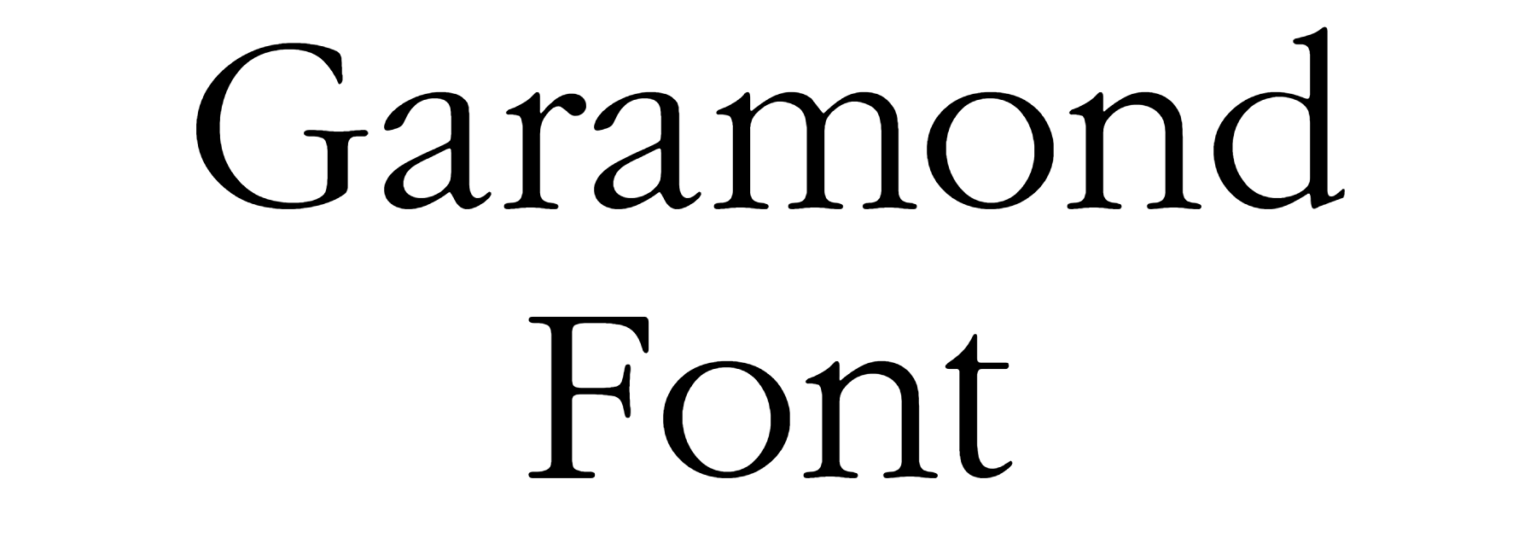Garamond Font - Dafont Style