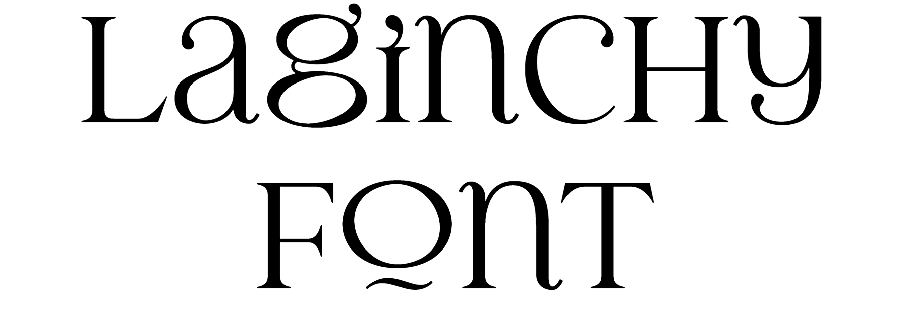 Laginchy Font - Dafont Style