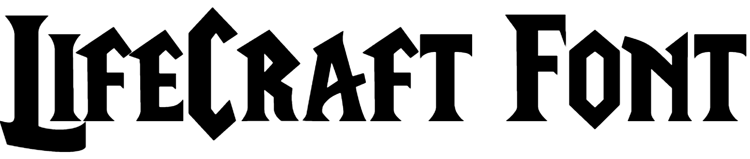 LifeCraft Font - DafontStyle