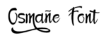 Osmane Font - dafont style