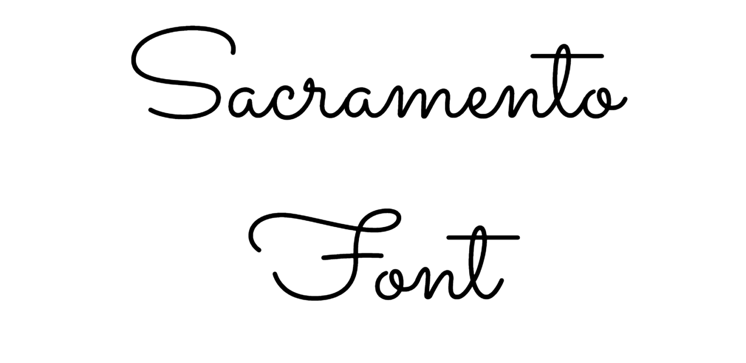 Sacramento Font - Dafont Style