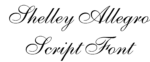 Shelley Allegro Script Font - Dafont Style
