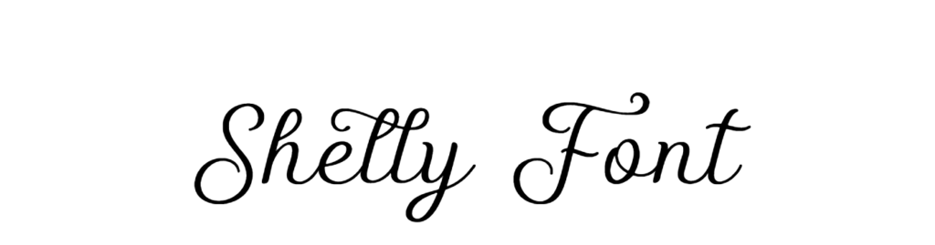 Shelly Font - DafontStyle
