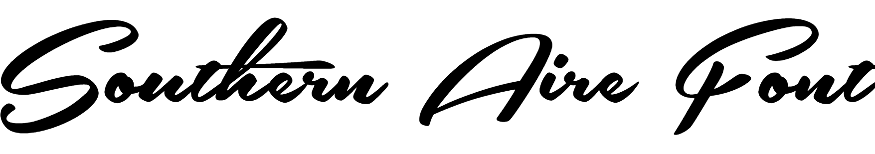 Southern Aire Font - Dafont Style