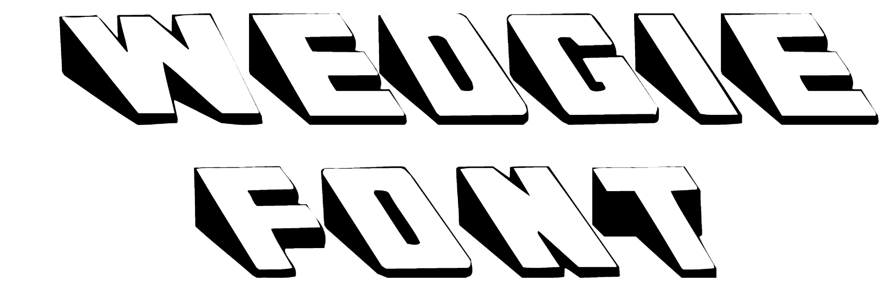 3d fonts -dafont style