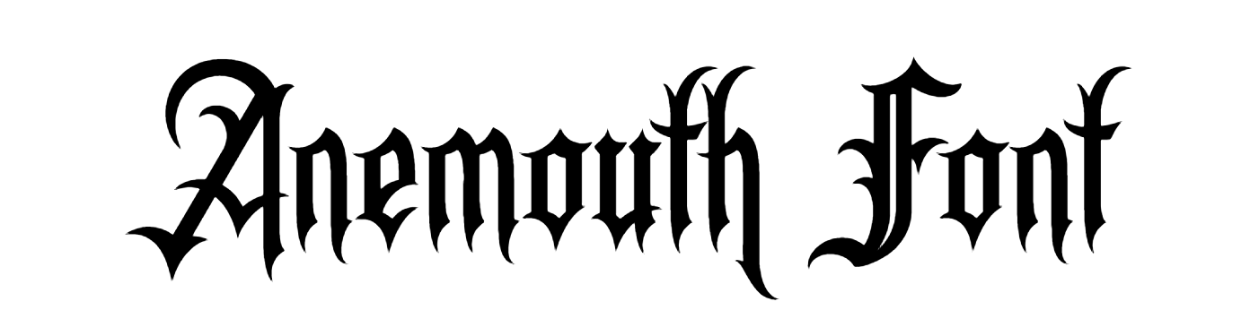 Anemouth Font - Dafont Style