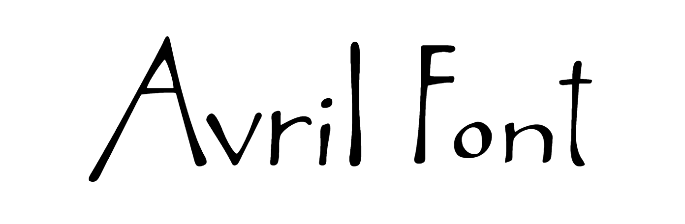 Avril Font - Dafont Style