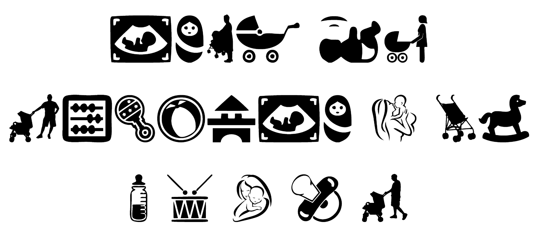 Baby Icons Font - DafontStyle