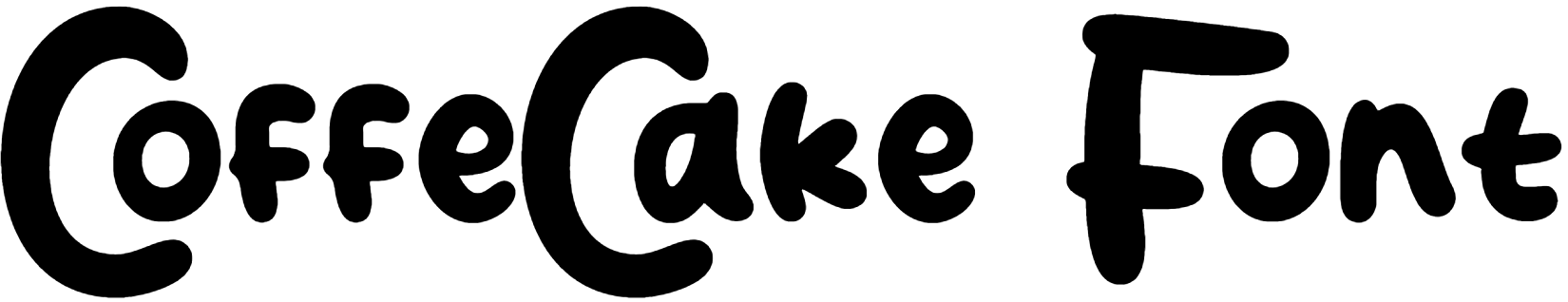 CoffeCake Font - DafontStyle