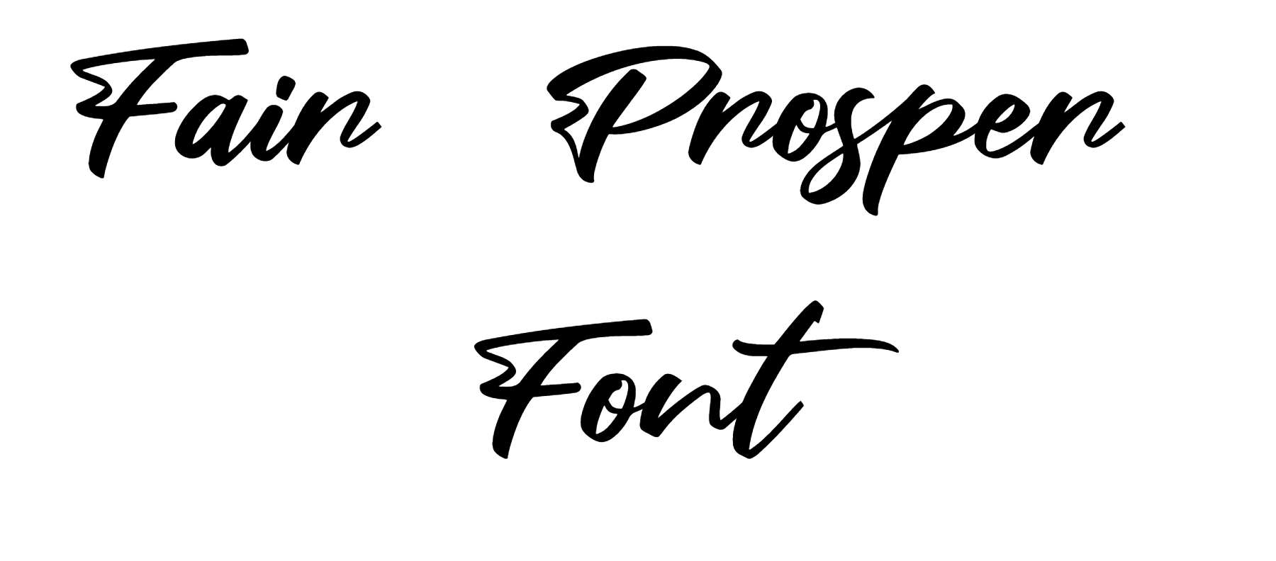 Fair Prosper Font - dafont style