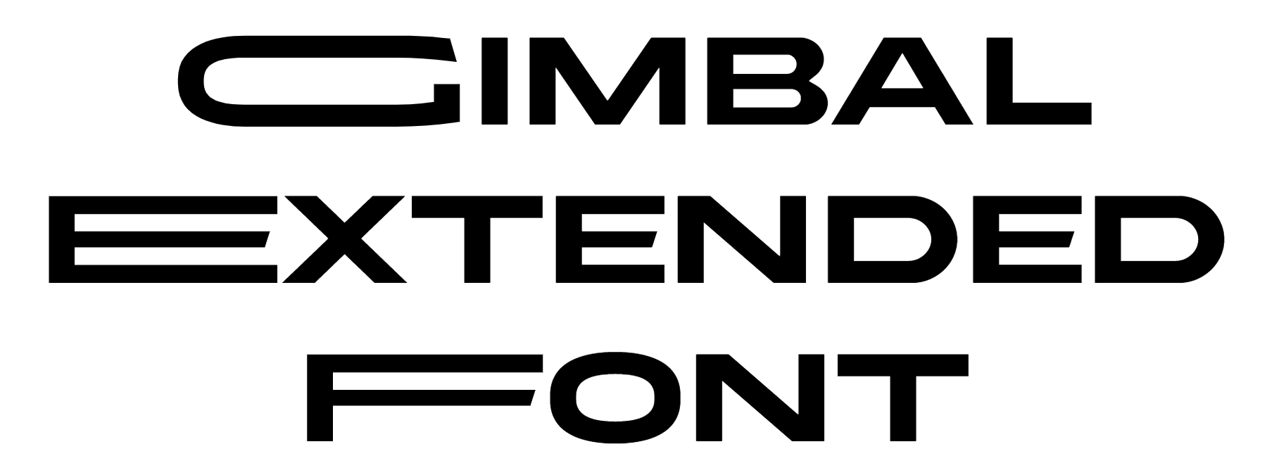 Gimbal Extended Font - DafontStyle