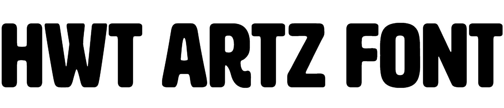 HWT Artz Font - Dafont Style