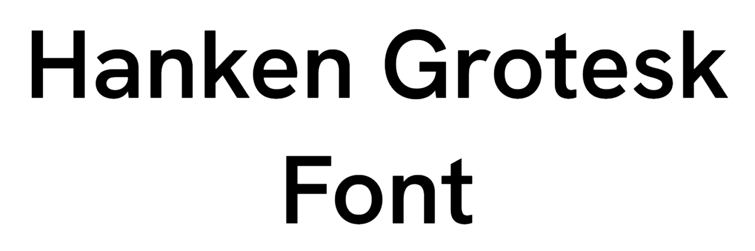 Hanken Grotesk Font - Dafont Style