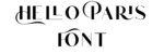 Hello Paris Font - Dafont Style