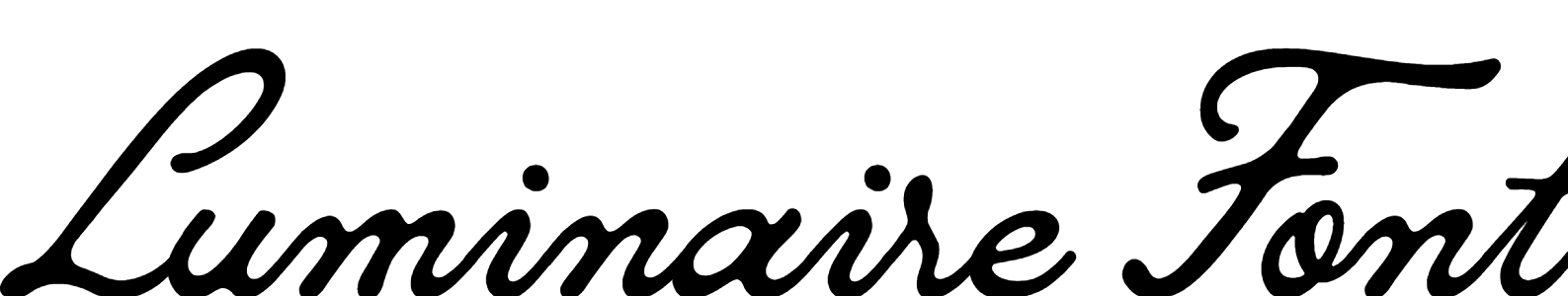 Luminaire Font - Dafont Style