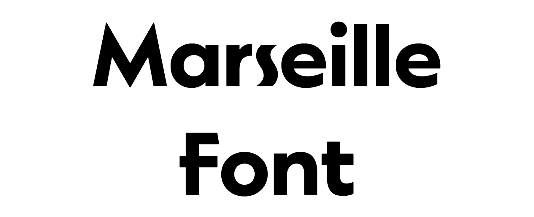 Marseille Font - Dafont Style