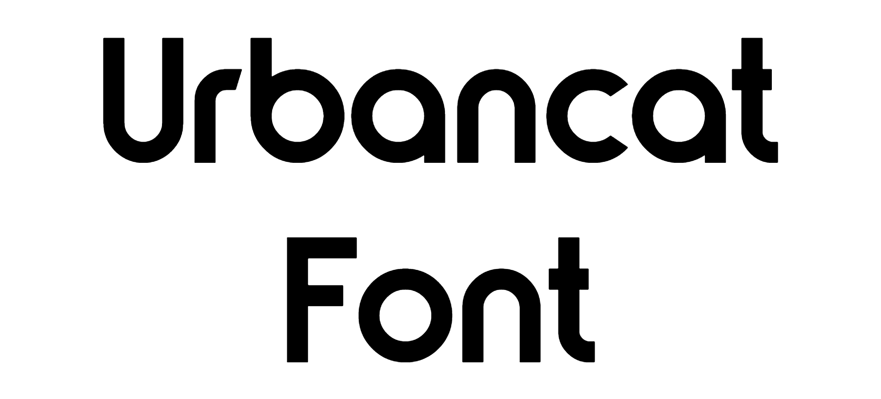 Urbancat Font - Dafont Style