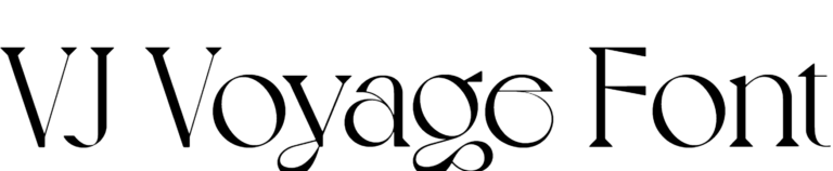 VJ Voyage Font - Dafont Style